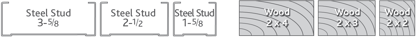 Metal Stud Framing Size Chart | Webframes.org Metal Stud Framing Size Chart | Webframes.org